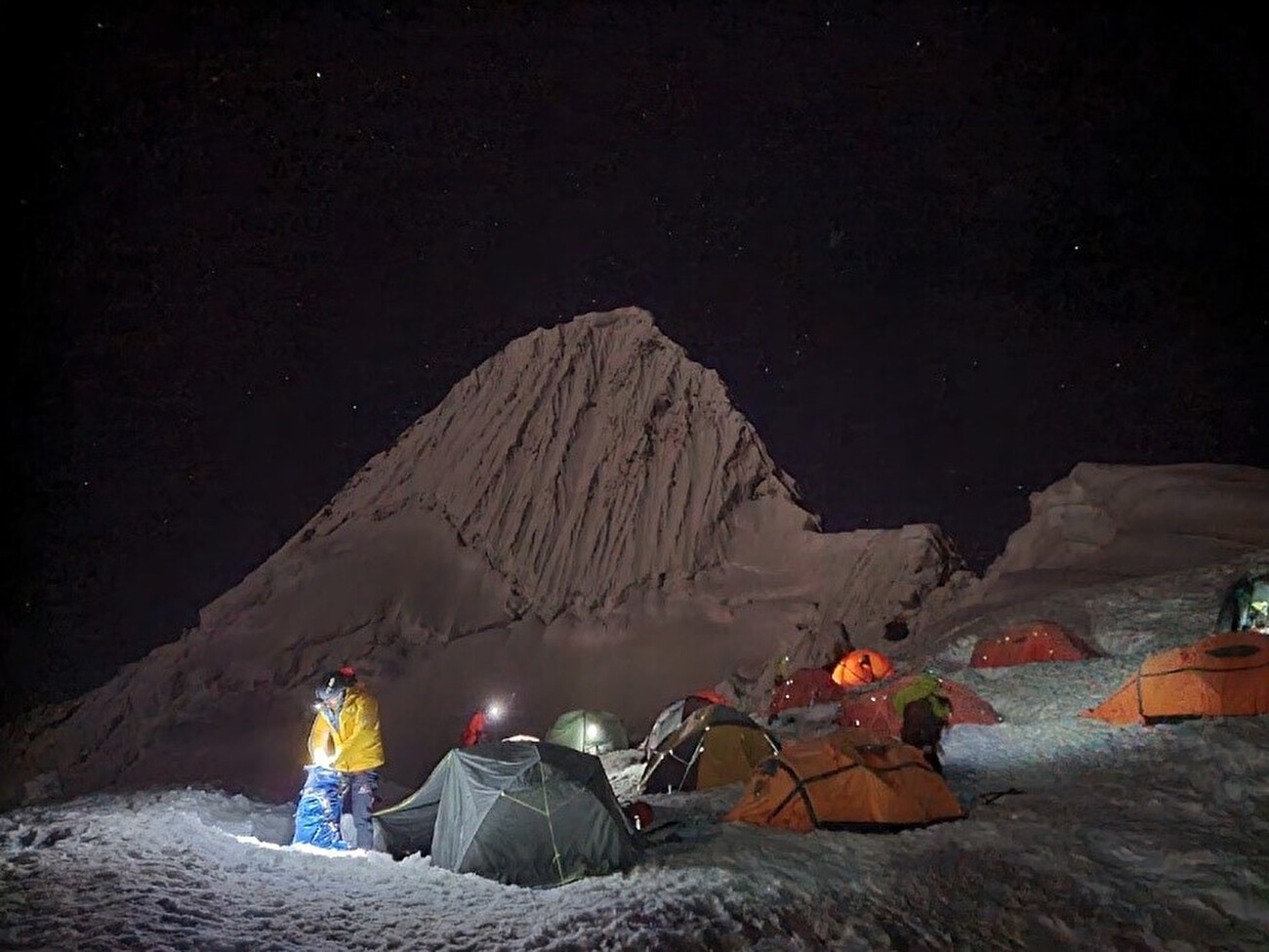 Alpamayo Peru Carlo Gallavresi Alpamayo At Night Carlo Gallavresi